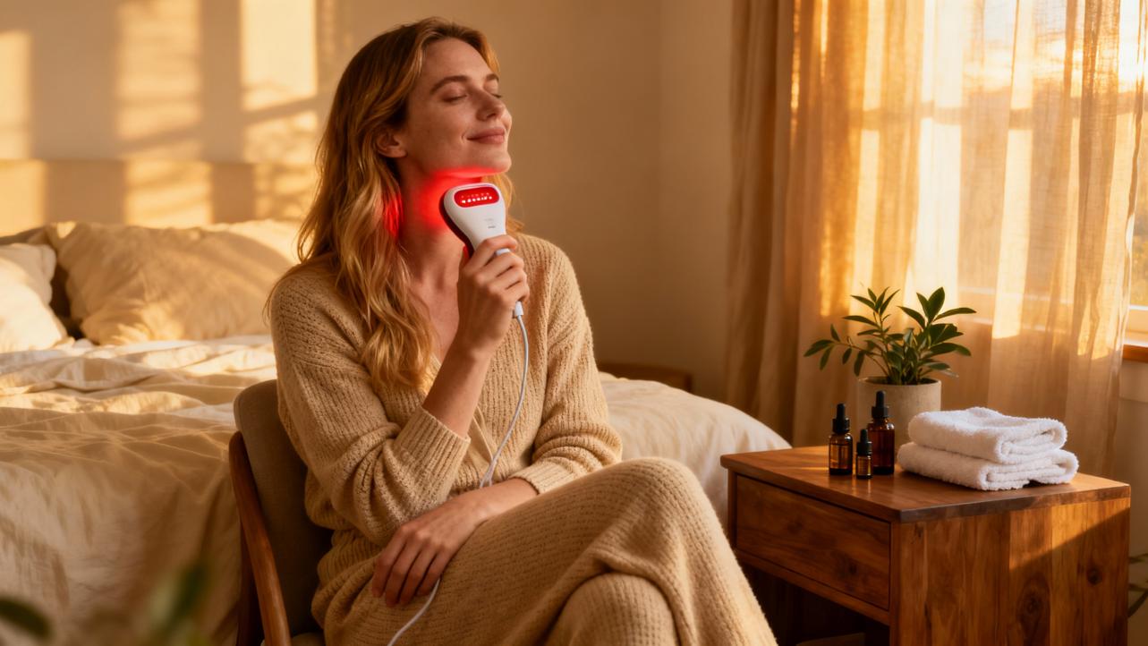 Improve Menopause Skin Dryness with Red Light Therapy